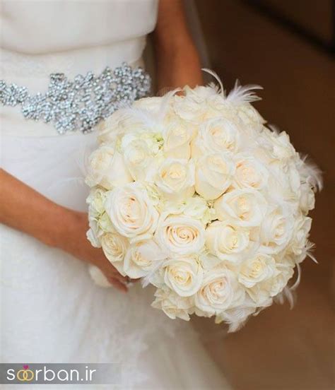 دسته گل عروس رز سفید شیک و جدید Purple Bouquets Purple Wedding Flowers