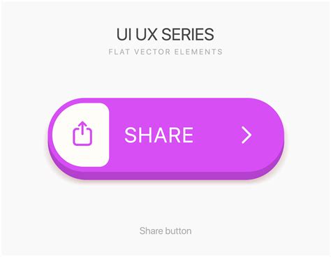 3d minimal pastel color share button with share icon and arrow for ui