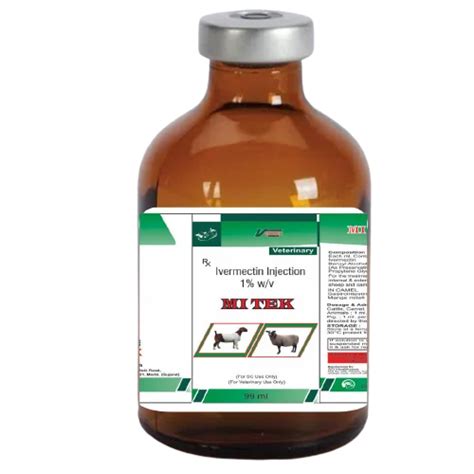 Mi Tek Ivermectin 1 Injection Veterinary 100 Ml At Rs 71 Vial In Rajkot
