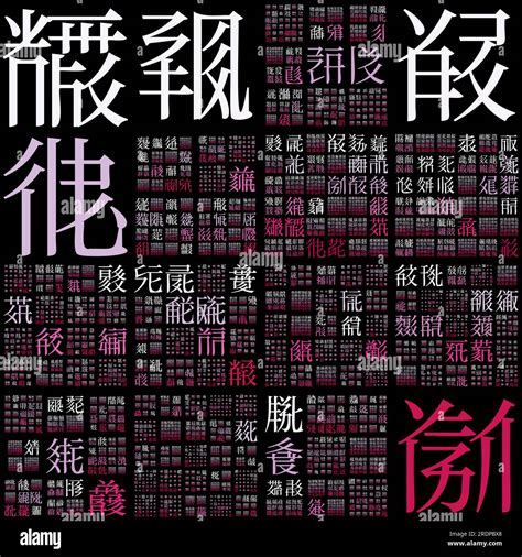 Background Design Design Using Random Characters Of Old Tangut