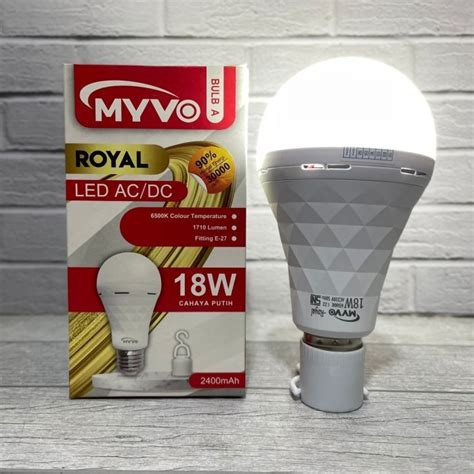 Jual Lampu Emergency LED Myvo Royal 18 Watt Lampu Darurat Super Murah Shopee Indonesia