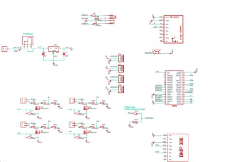 Design Help With A Pcb Useing A Esp32 Devkit Along With A Bmp388 And