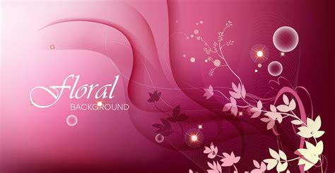 Floral Gradient Background With Patterns And Dynamic Lines Romantic Botanical Pattern From