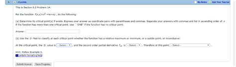 solved this is section 6 2 problem 14 for the function