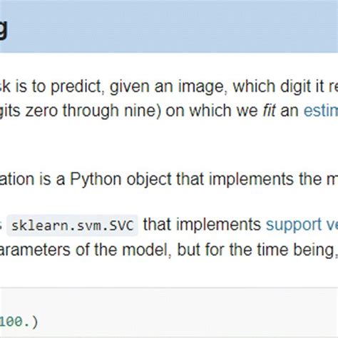 A Form Of User Documentation The Scikit Learn Quick Start Guide