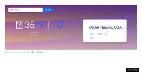 My App Codesandbox My App Codesandbox