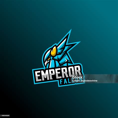 팀을 위한 팔콘 E 스포츠 로고 벡터 디자인 템플릿 Brand Name Video Game에 대한 스톡 벡터 아트 및 기타 이미지 Brand Name Video Game