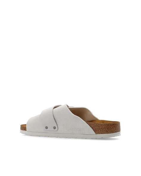 Birkenstock ‘kyoto Slides In White Lyst