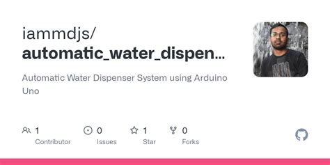 GitHub Iammdjs Automatic Water Dispenser System Automatic Water Dispenser System Using