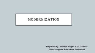 Modernization PPT