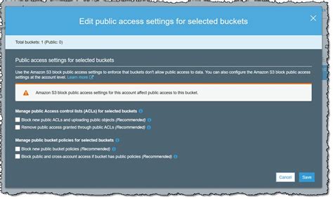 amazon s3 block public access protect your accounts and buckets codeztech posted on the topic