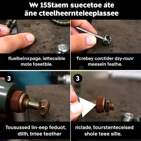 A Step By Step Tutorial Image Showing The Process Of Using A Extractor On A Rusted In A