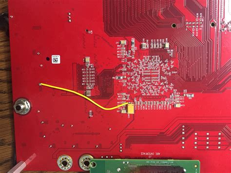 TSW EVM TSW Problem Fixed With Jumper Wire To Eliminate Voltage Drop On Newer Board