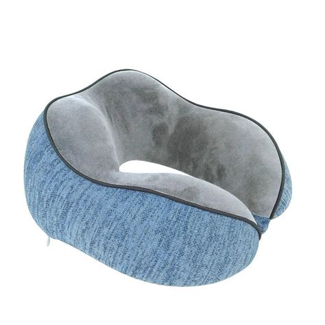 Cervical Spine U Shaped Neck Pillow Blue 30x25cms