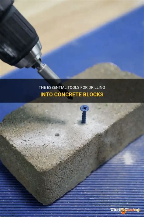 The Essential Tools For Drilling Into Concrete Blocks Shuntool
