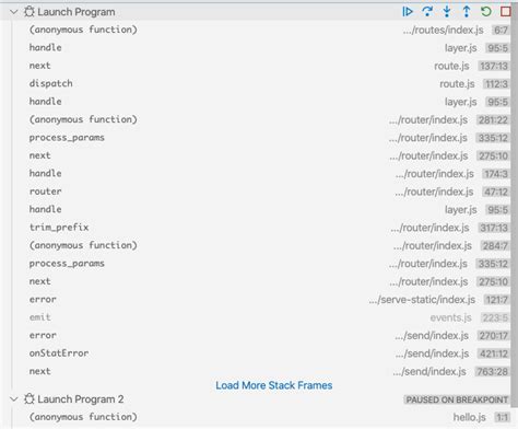 Debug Improve Call Stack Uiux · Issue 83986 · Microsoftvscode · Github