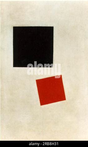 Kazimir Malevich Black Square Red Square Db8995 Db7333 1915 Stock