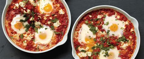 Poached Eggs In Tomato Sauce With Chickpeas And Feta Tomato Wellness