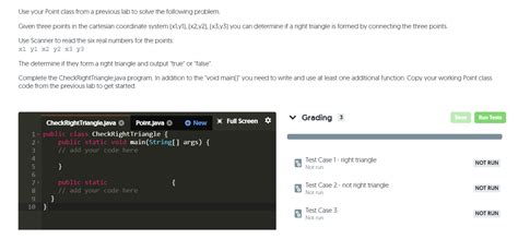 Solved Use Your Point Class From A Previous Lab To Solve The Chegg Com