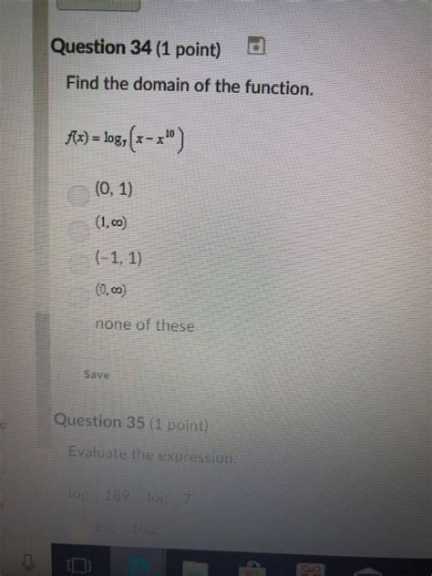Solved Use The Graph Of Y Log3x Below To Help You Identify