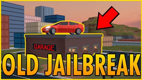 Playing The Oldest Version Of Jailbreak On Roblox Youtube