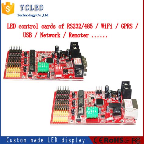 LED Sign Controller With Serial Port Connection LED Controller And USB LED Control Card Price