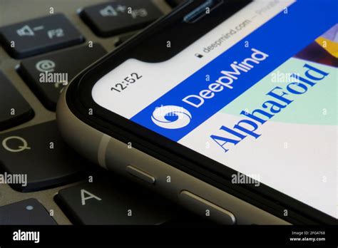 Deepmind And Alphafold Logos On The Deepmind Website Alphafold Is An