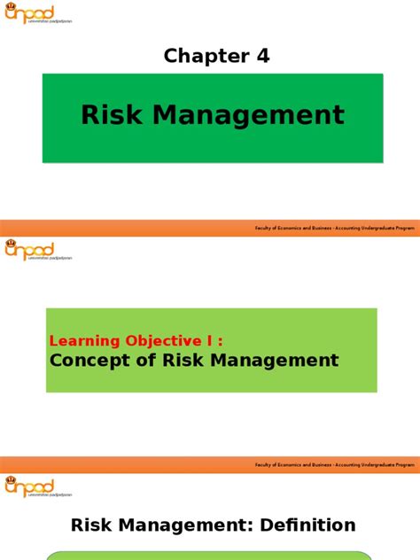 Chapter 4 Risk Management Pdf