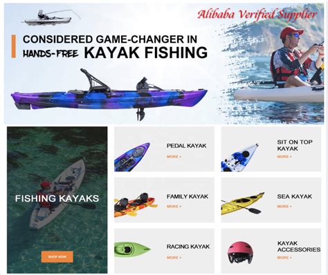 Electric Motorized Fishing Kayak For 2 Persons And Paddle Boat