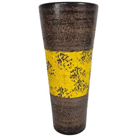 Bitossi Vaas Aardewerk Brown Bij Reliving