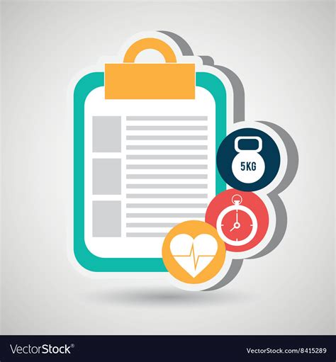 Healthy Lifestyle Design Royalty Free Vector Image