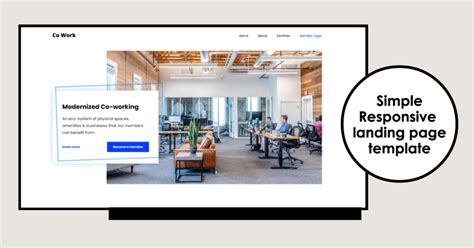 Simple Responsive Landing Page Website Using Html Scss And Javascript