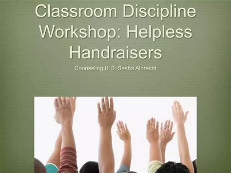 Classroom Discipline Pptx