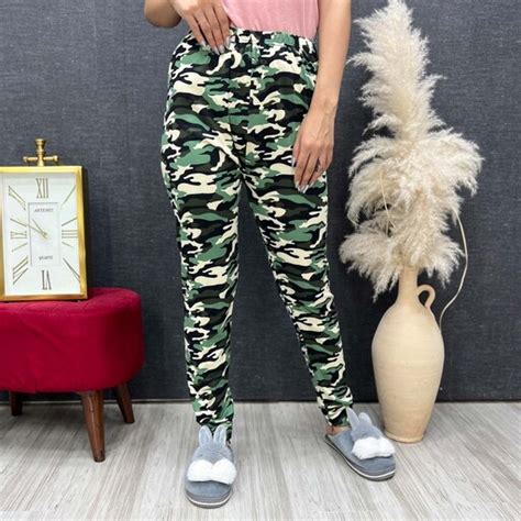 خرید و قیمت شلوار راحتی دخترانه چریک جنس پارچه نخ پنبه کشی طرح بندی 4