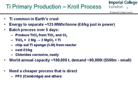 Engineering Alloys 307 Lecture 7 Titanium Alloys I