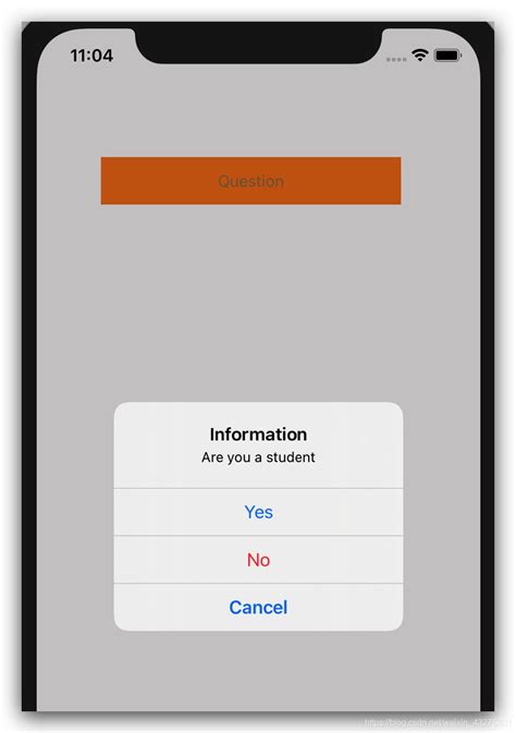 xcode ios开发：uikit常用组件之警告弹窗and动作表单 ios xcode 弹出提示 csdn博客