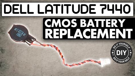 How To Upgrade Or Replace Your Cmos Battery Dell Latitude 7440 Youtube