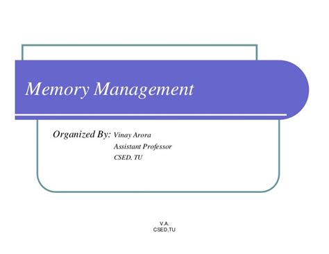 Os Memory Management