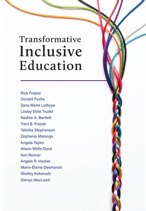 Transformative Inclusive Education Canadian Scholars Transformative Inclusive Education Canadian Scholars