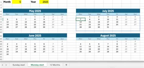 Create An Excel Calendar In One Cell A Complete Guide Office Watch