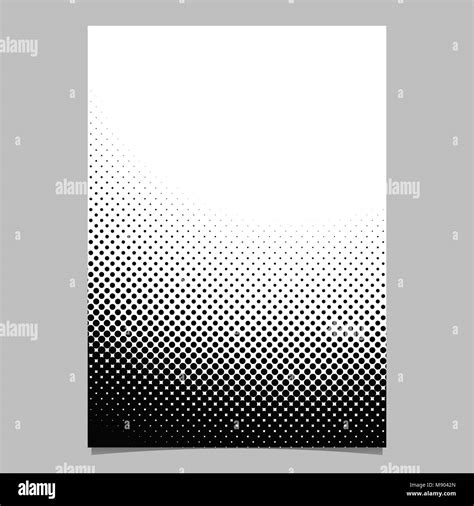 Geometrical Halftone Dot Pattern Brochure Background Template Stock Vector Image And Art Alamy