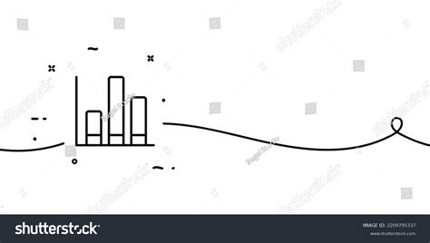 Bar Chart Line Icon Statistics Diagram Stock Vector Royalty Free Shutterstock