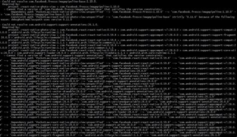 Lots Of Dependencies Errors With Latest React Native 0598 · Issue