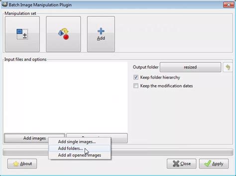 Gimp Batch Resize Multiple Images
