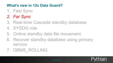 Oracle12c Data Guard Farsync And Whats New Ppt