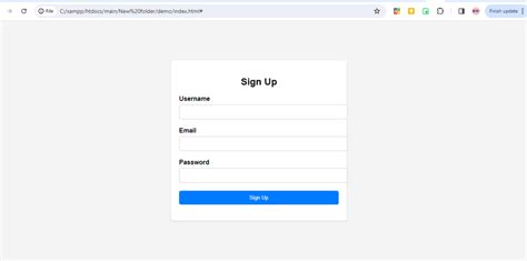 How To Make A Basic Sign Up Page In HTML DataOps Redefined