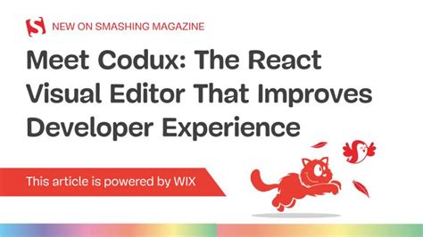 Itay Ben Porat On Linkedin Meet Codux The React Visual Editor That Improves Developer