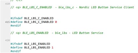NRF Ble Peripheral Example Ble App Blinky Not Showing Led Button Service Nordic Q A