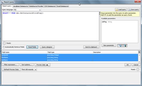 Bekwam Blog Swapping Out The Sql Server Table In A Jasper Report