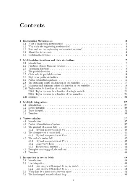 Multivariable Functions Fields And Vector Calculus Notes 2020 Pdf Download Free Pdf